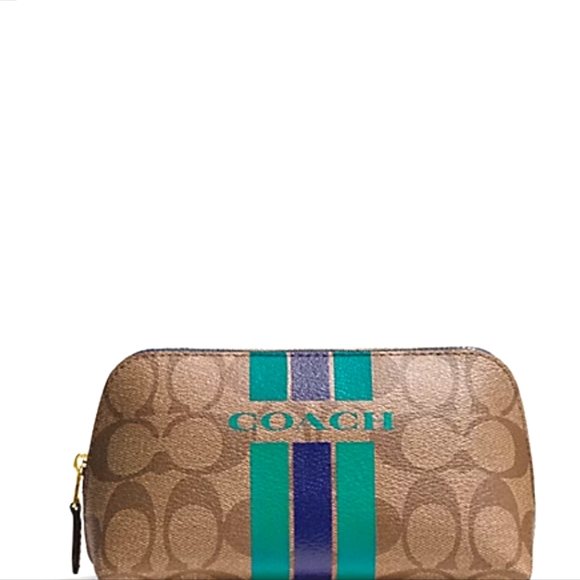 Coach | Bags | Bundle Merehorton Reserved Coach Varsity Stripe Cosmetic ...